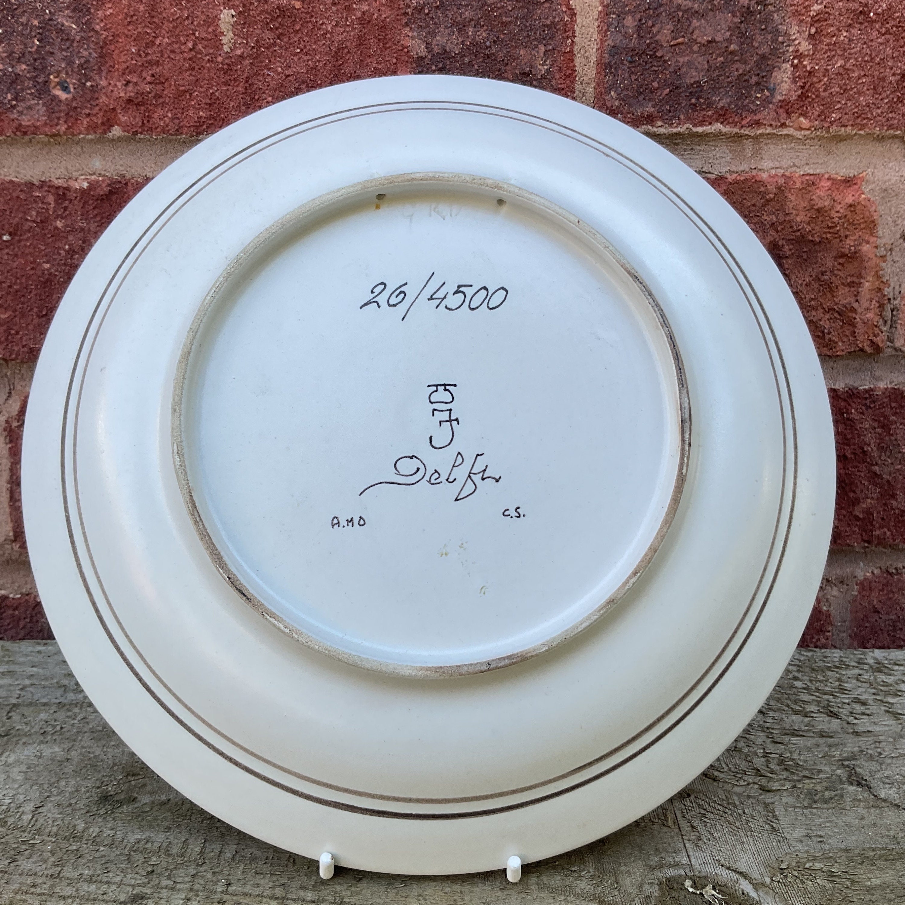 Porceleyne Fles Viking Long Boat Plate Rare - Etsy