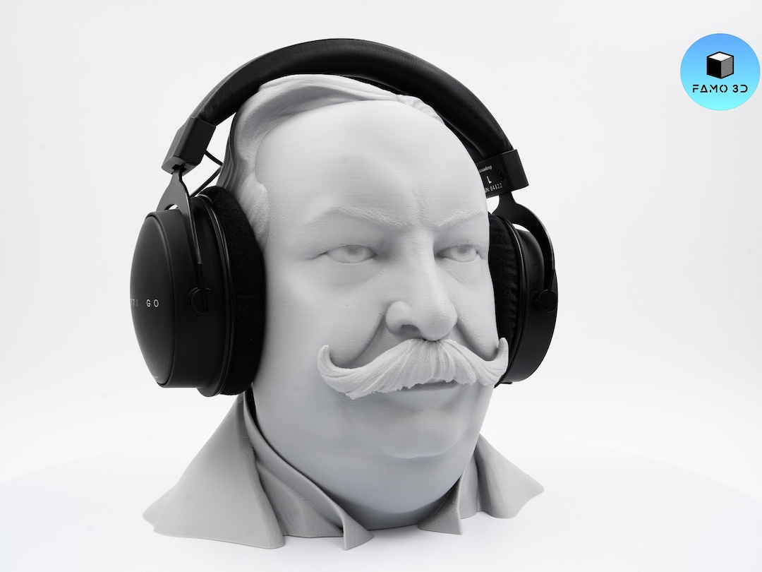 William Howard Taft Headphone Stand | Taft President Stand for Headsets ...