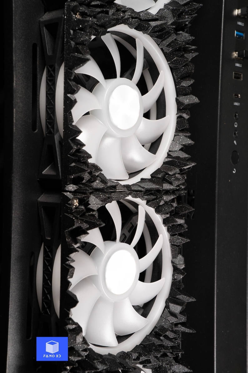 Dark Matter V2 Fan Shroud, by Famo3d, Galaxy Themed 120mm & 140mm PC ...