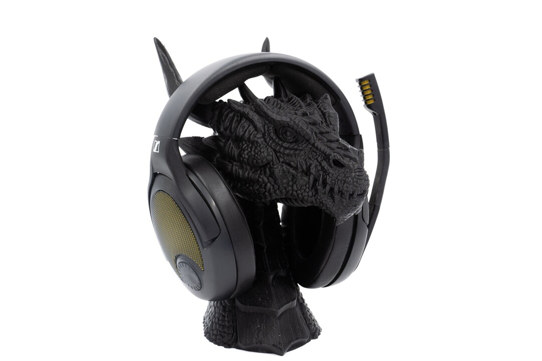 Dragon Headphones Stand Dragon Gamer Gift Dragon Headphones - Etsy Polska