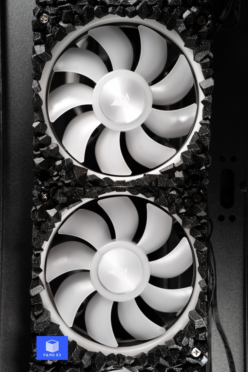 Dark Matter V2 Fan Shroud by Famo3d Galaxy Themed 120mm & - Etsy