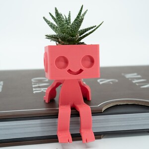 Shelf Sitter Robot Planter, Robbie the Robot Planter, Succulent Pot - Etsy