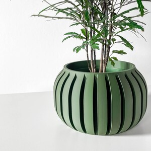 Modern Round Planter Pot - Minimalist Home Decor for Small & Medium ...