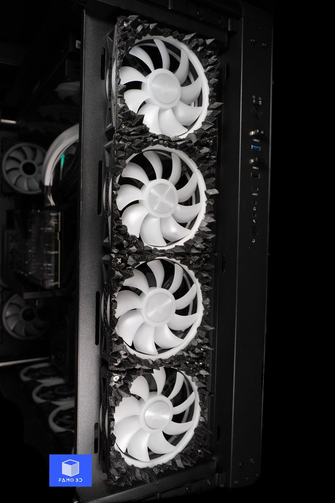 Dark Matter V2 Fan Shroud, by Famo3d, Galaxy Themed 120mm & 140mm PC ...