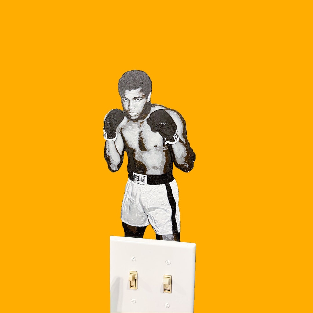 Muhammad Ali Boxer 3D Silhouette Cutout Muhammad Ali Wall - Etsy