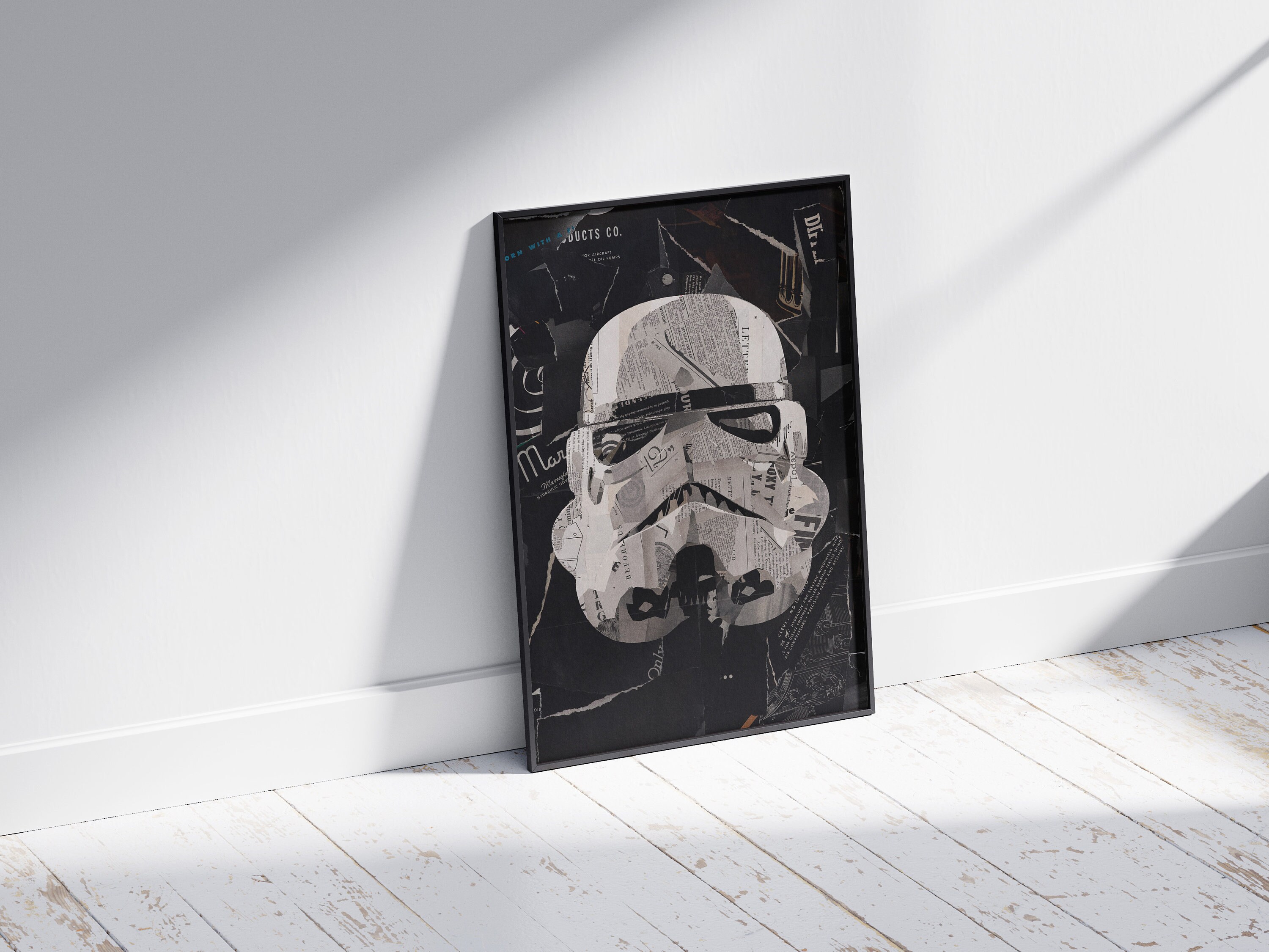 Star Wars Stormtrooper Collage Art Print. on A4/A3 Fine Art Paper ...