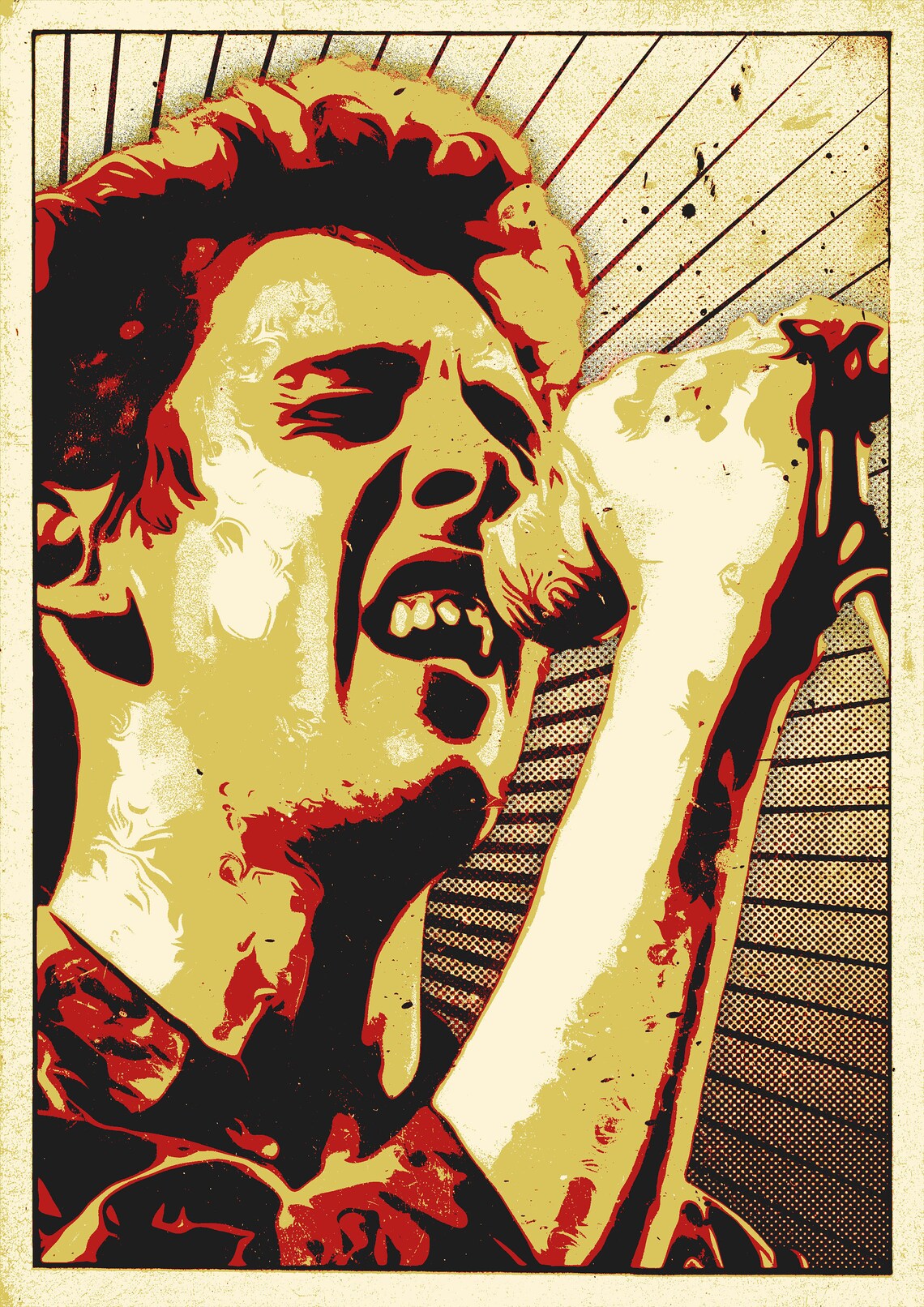 Shane Macgowan Pop Art Print. on A4/A3 Fine Art Paper. Street/pop Art ...