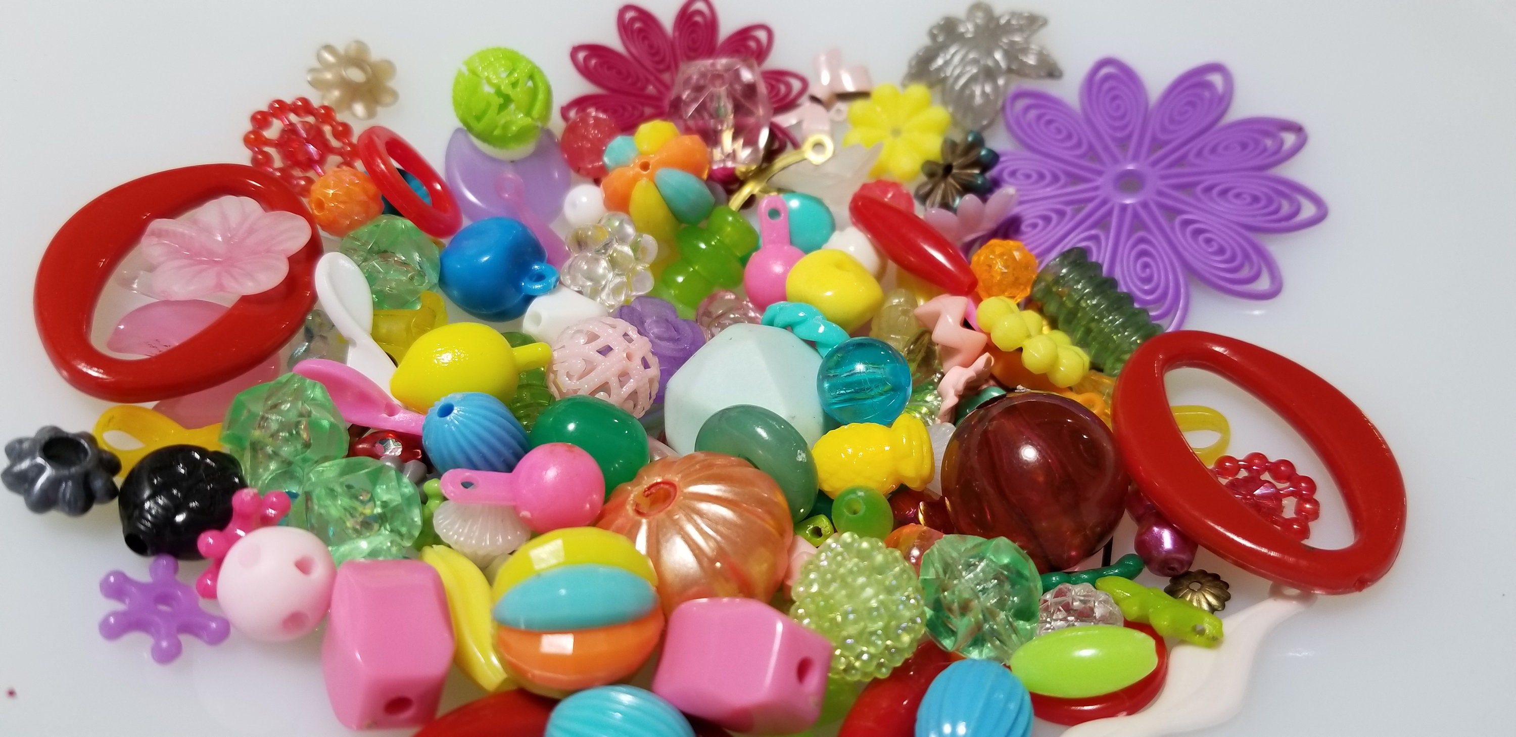 Vintage Beads Mix YOU CHOOSE. Mid Century Style Beads, Fun, Funky ...