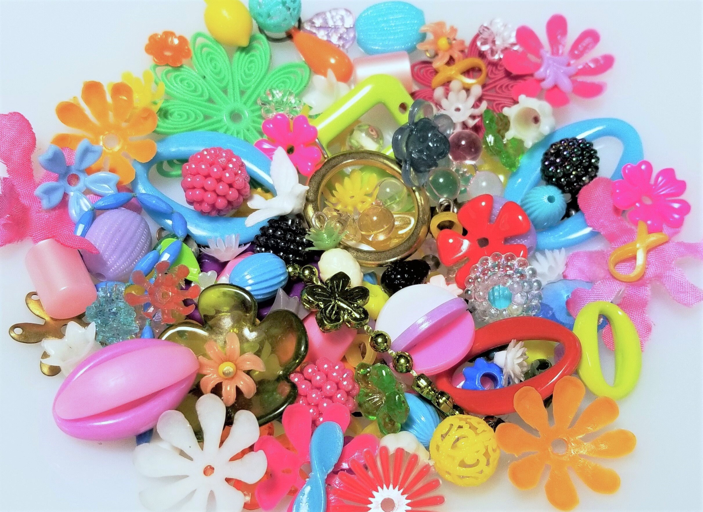 Vintage Beads Mix YOU CHOOSE. Mid Century Style Beads, Fun, Funky ...