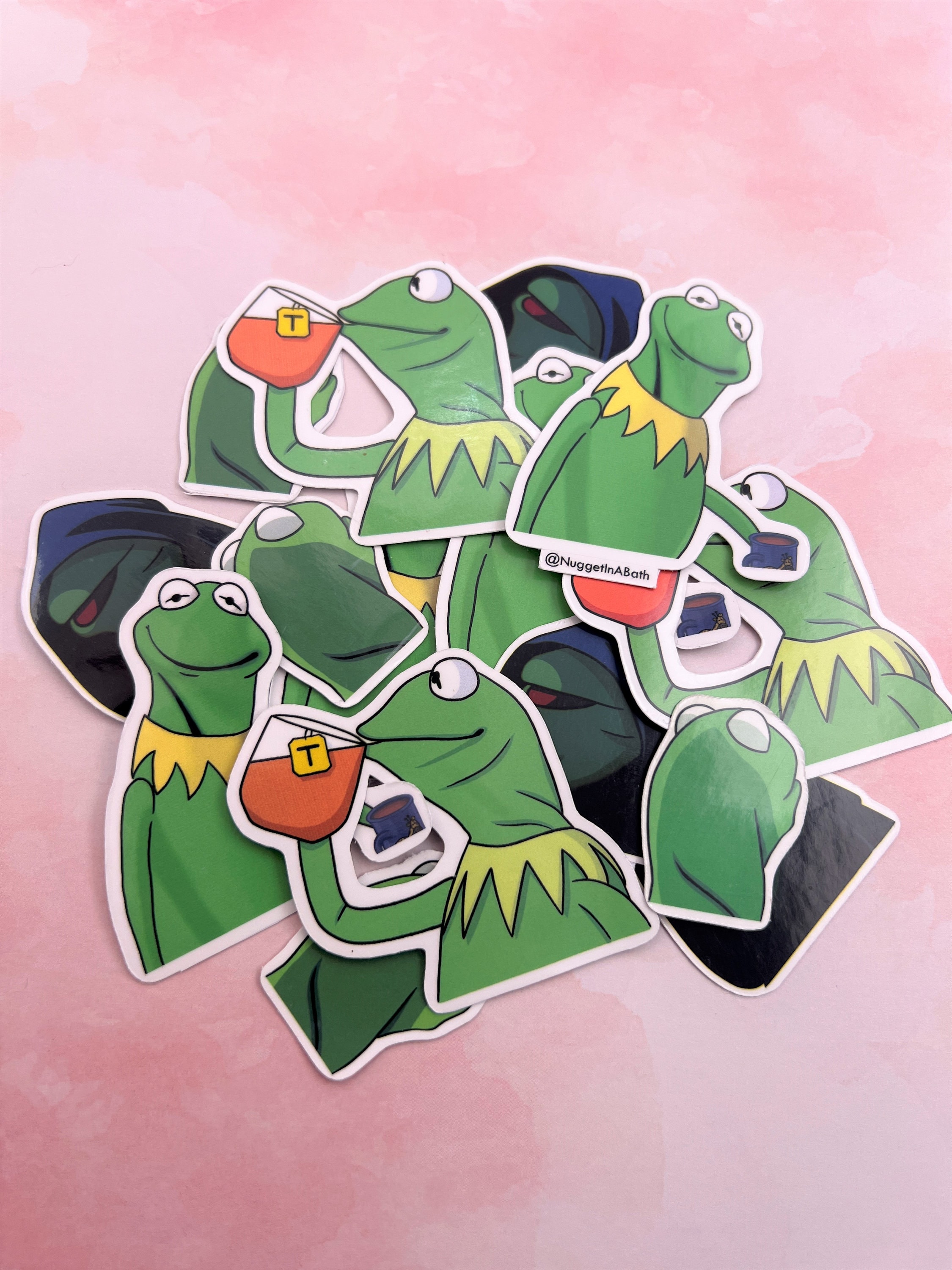 Kermit the Frog Meme Stickers - Etsy