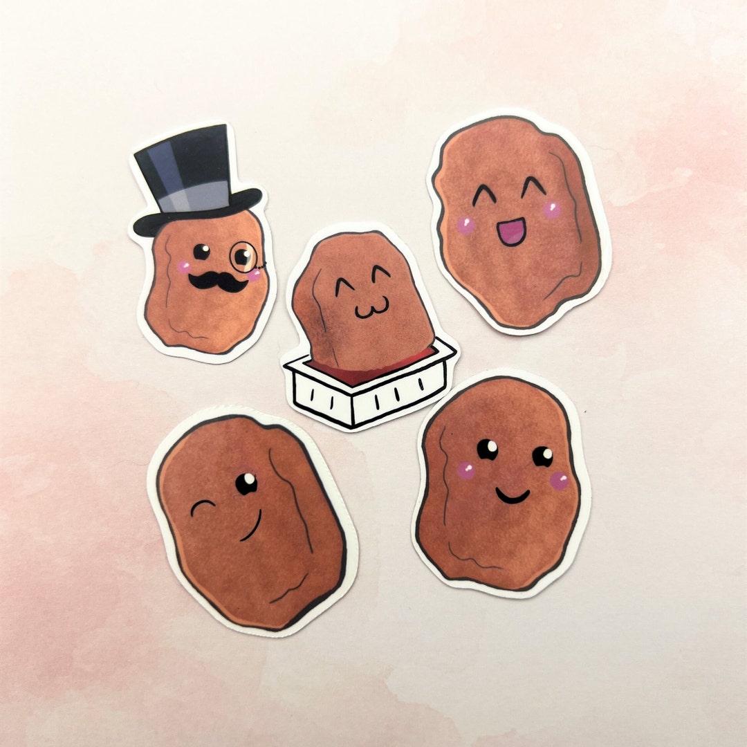 Chicken Nugget Stickers - Etsy