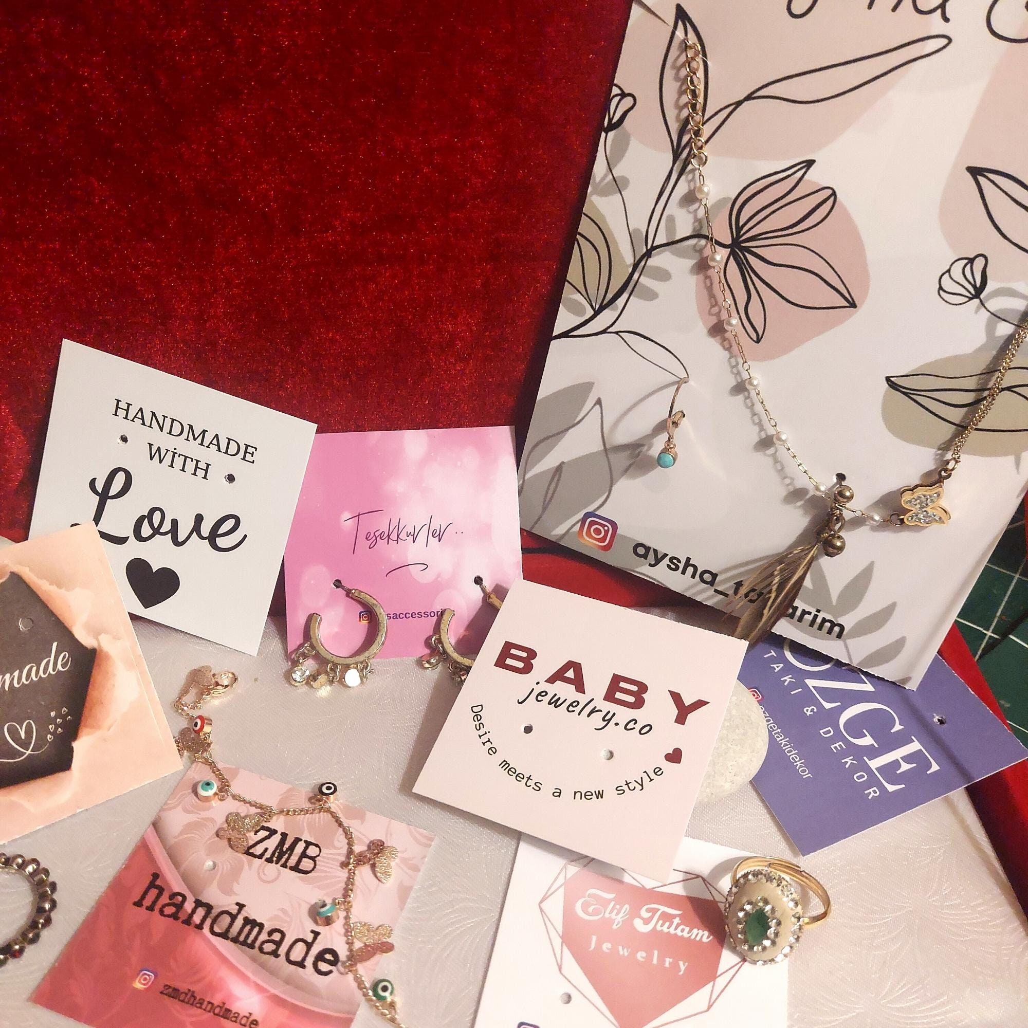 50pcs Custom Earring Cards Earring Cards With Logo Custom - Etsy