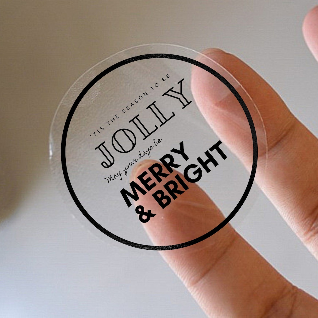 Custom Clear Stickers, Transparent Label, Personalised, Real Foil ...