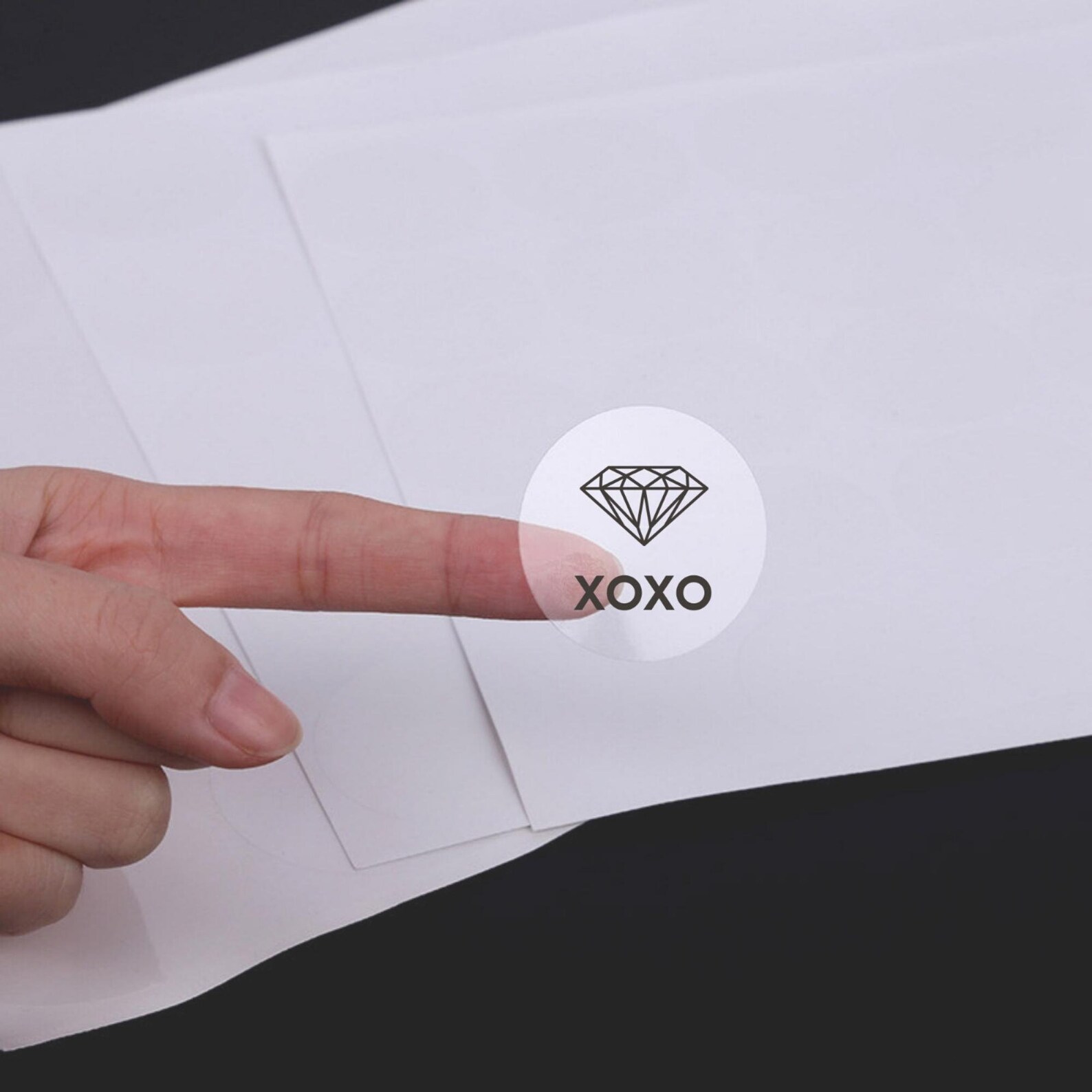 Custom Clear Stickers Transparent Label Personalised Real - Etsy