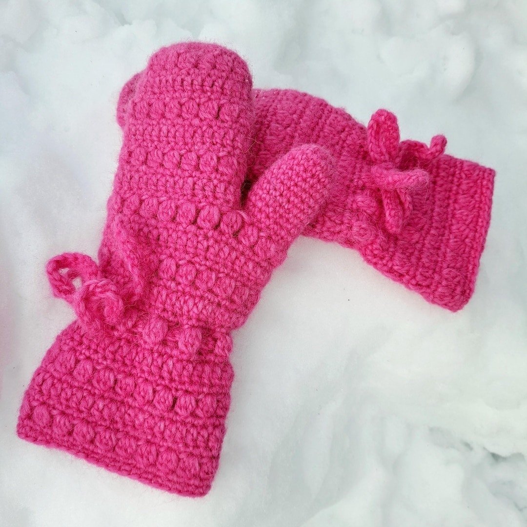 MITTENS CROCHET PATTERN Snow Mittens Crochet Pattern Cozy Mittens ...