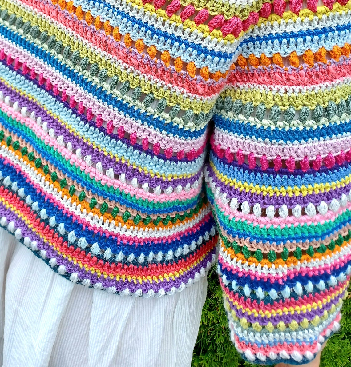 KAHLO Boho Cardigan Instant PDF Download Crochet Pattern Detailed ...