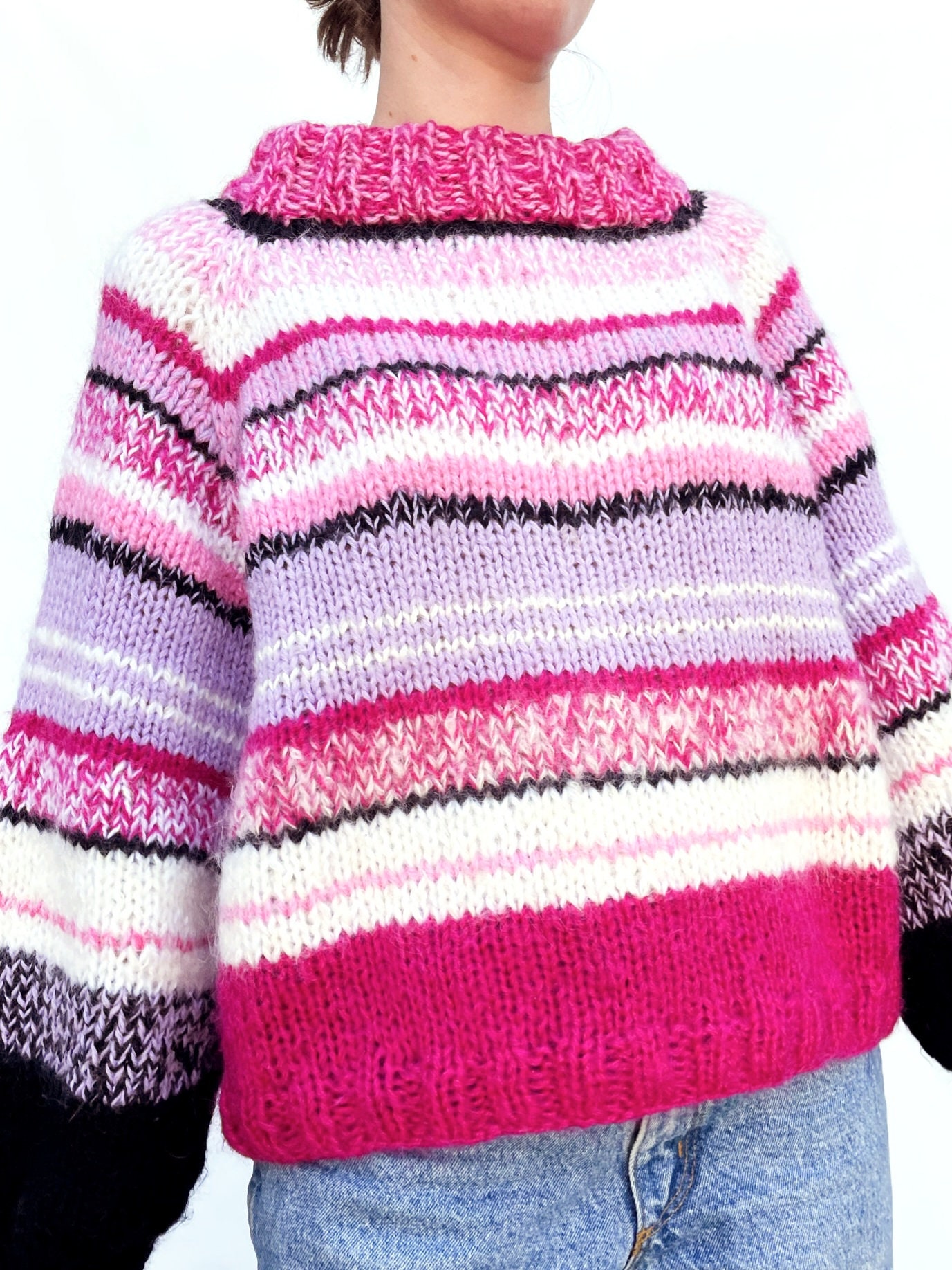 KNITTING PATTERN Sweater.flamingo Knitting Pattern Sweater ...