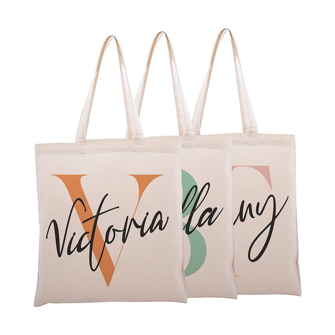 Custom Printed Cotton Shopping Bags, Eco Friendly Cotton Gift Tote Bag ...
