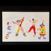 Clown Dance Party Illustration Art Print Clowncore Drawing Vintage ...
