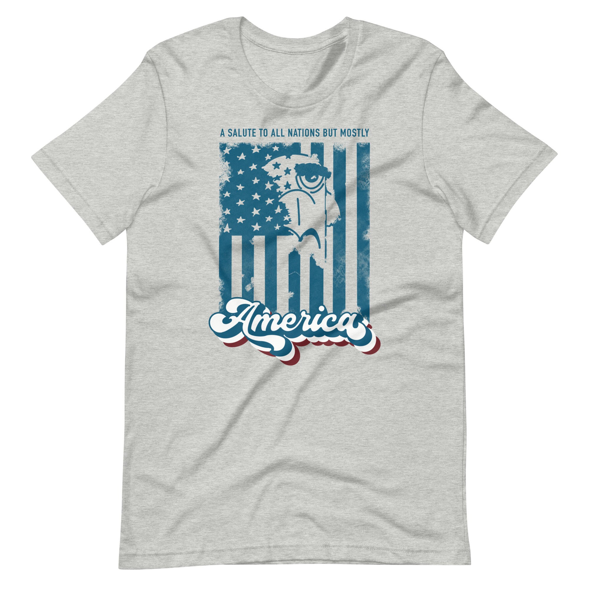 Disney Fourth of July Sam Eagle Muppets Salute to All Nations Unisex T ...