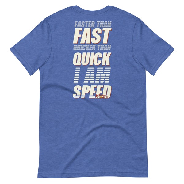 Lightning Mcqueen Shirt I Am Speed - Etsy