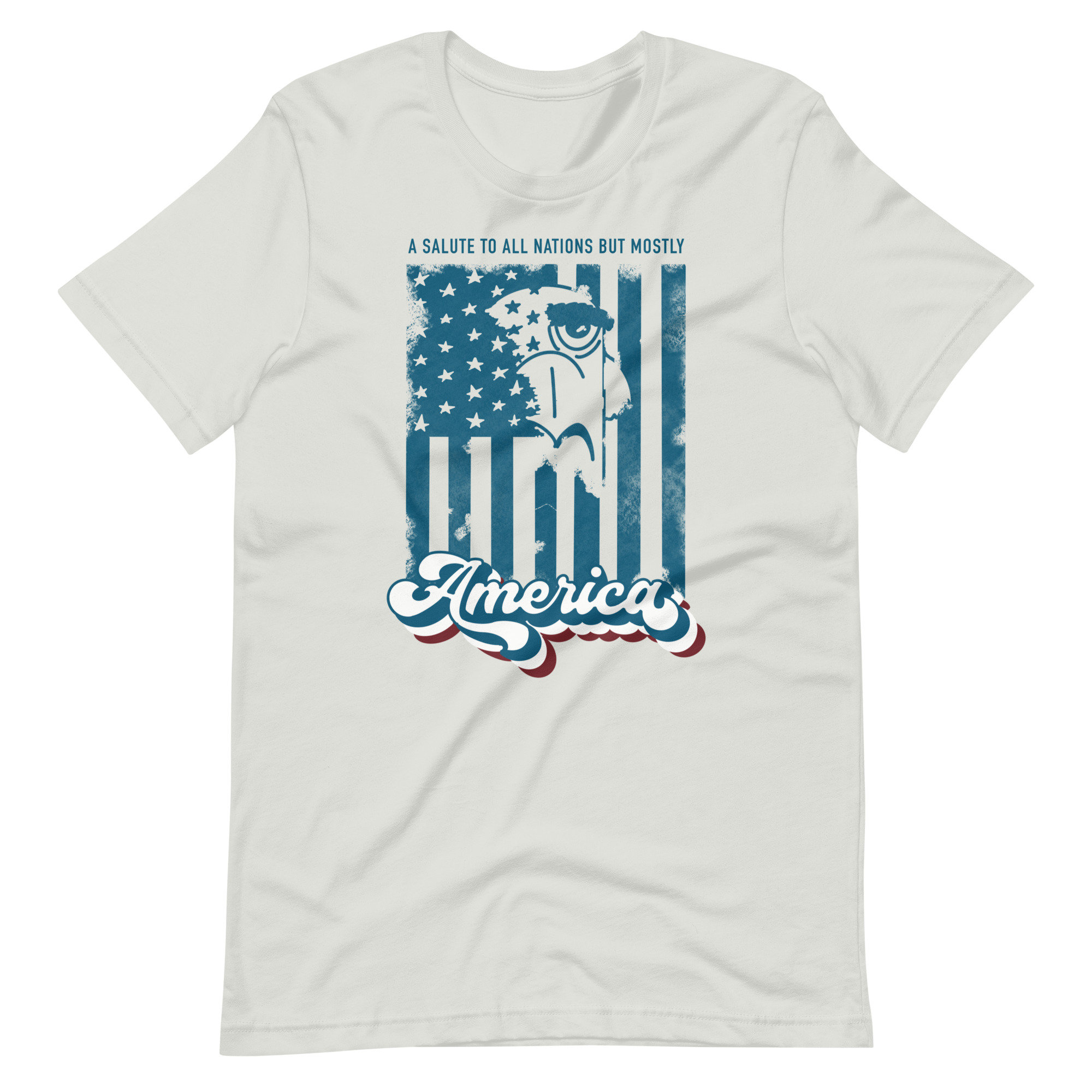 Disney Fourth of July Sam Eagle Muppets Salute to All Nations Unisex T ...