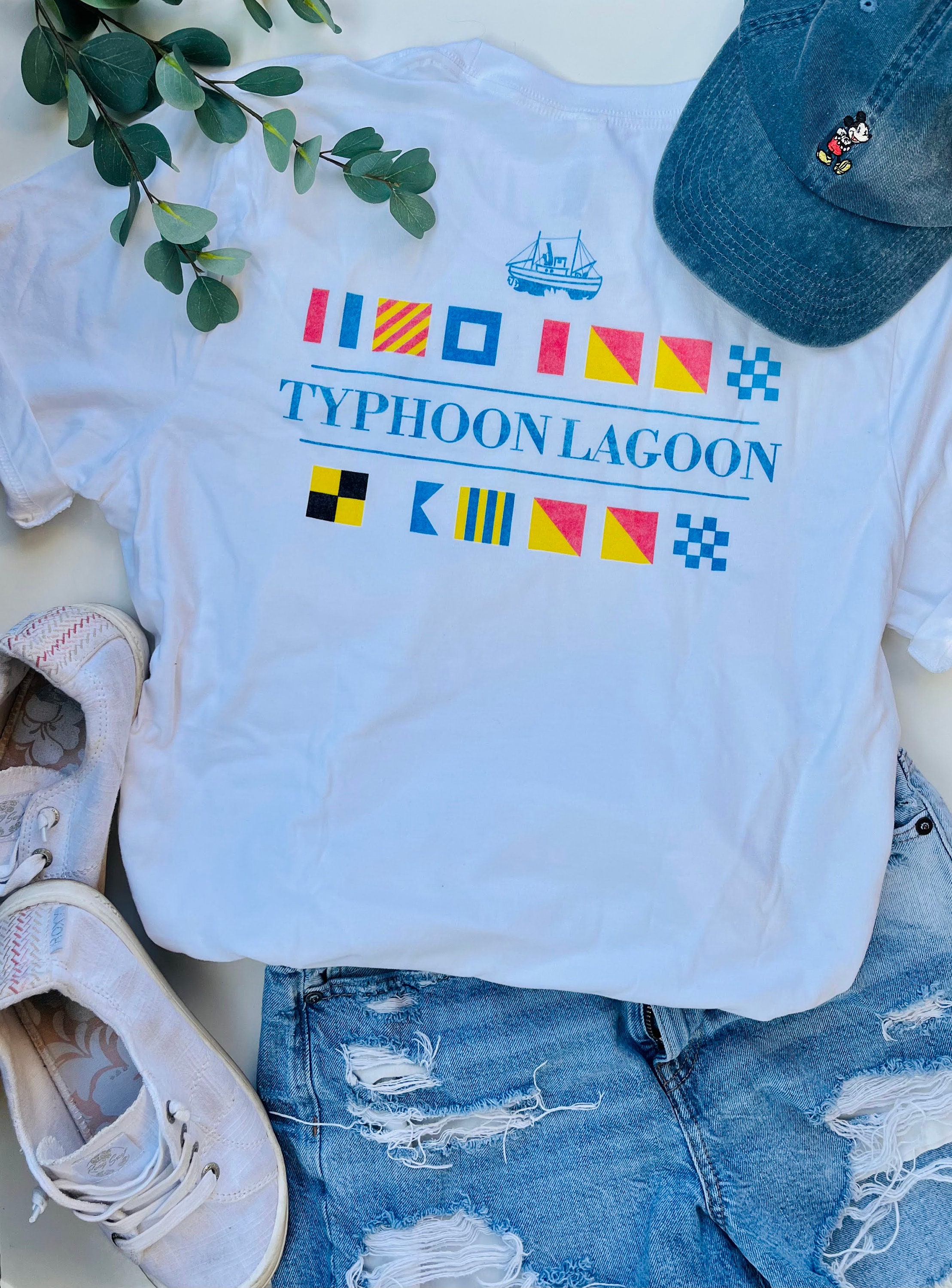 Disney's Typhoon Lagoon Water Park Nautical Flags Unisex T-shirt - Etsy