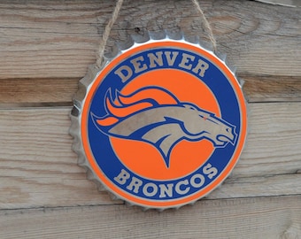 Metal Denver Broncos Sign - Etsy