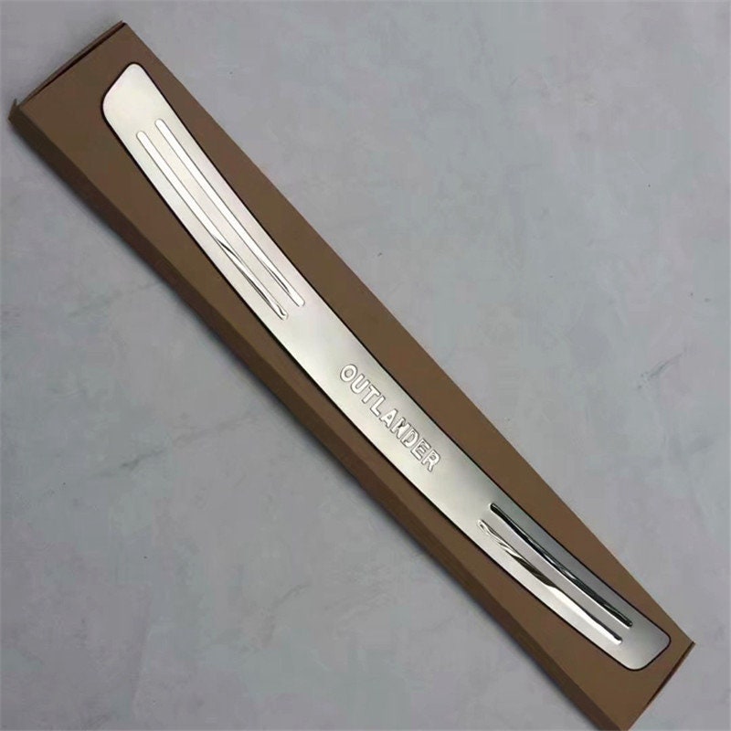 Stainless Steel Rear Bumper Protector Sill Trunk Rear Guard Tread Plate ...