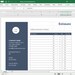 Estimate Template Microsoft Word/excel. Contractor Estimate. Job ...