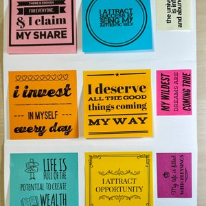 Post-it Note Affirmations, Set 2 - Etsy
