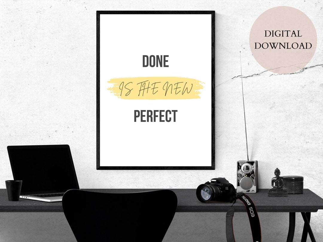 Creative Quote Wall Art, Motivational Print With Creative Saying ...