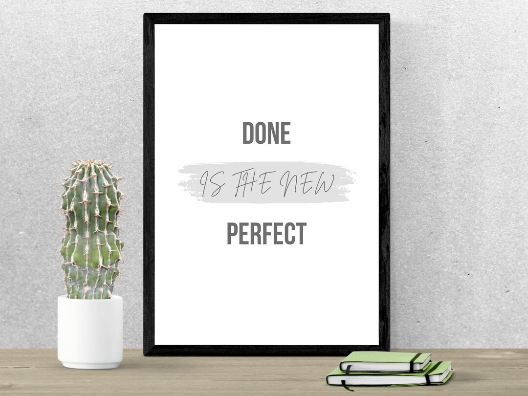 Visual Goal Setting Wall Art, New Year Resolution Quote Print, Digital ...