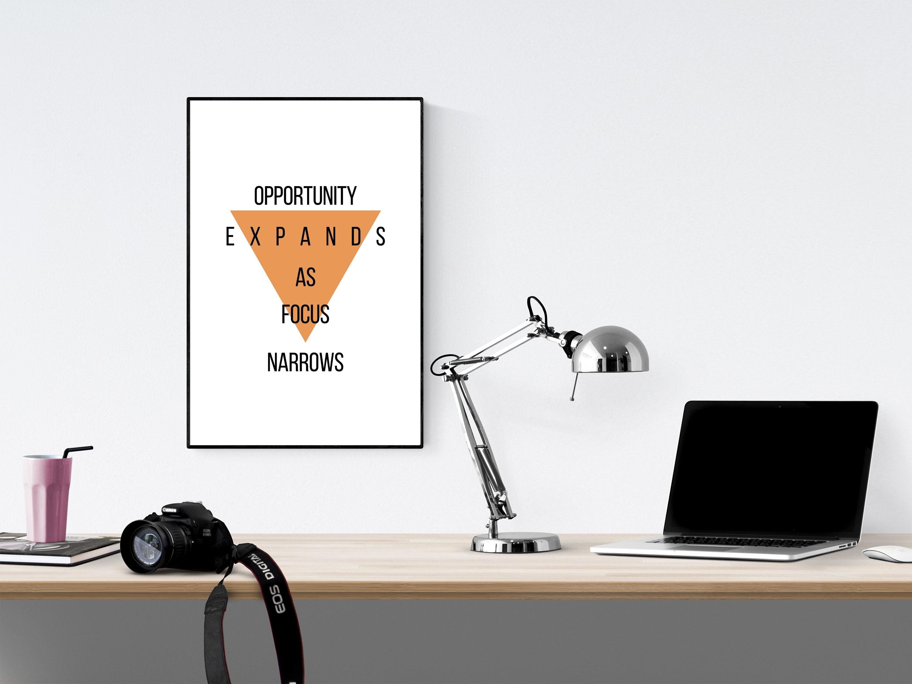 Workspace Quotes With Growth Mindset for Office Wall Decor, Office ...