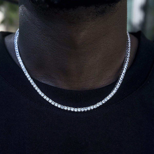 Men Vvs Diamond Necklace - Etsy