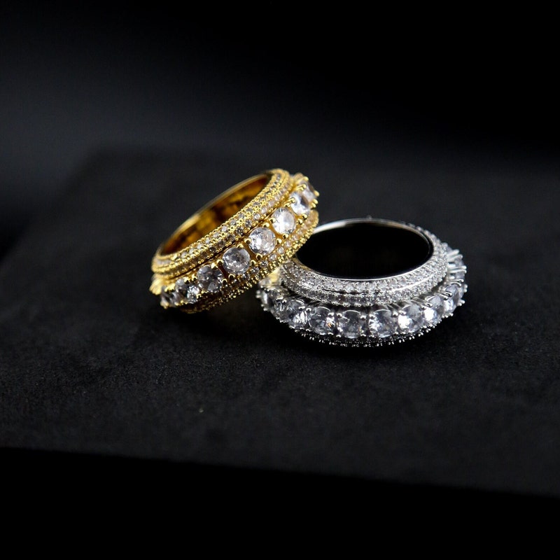 Iced Out Rings for Men - Etsy