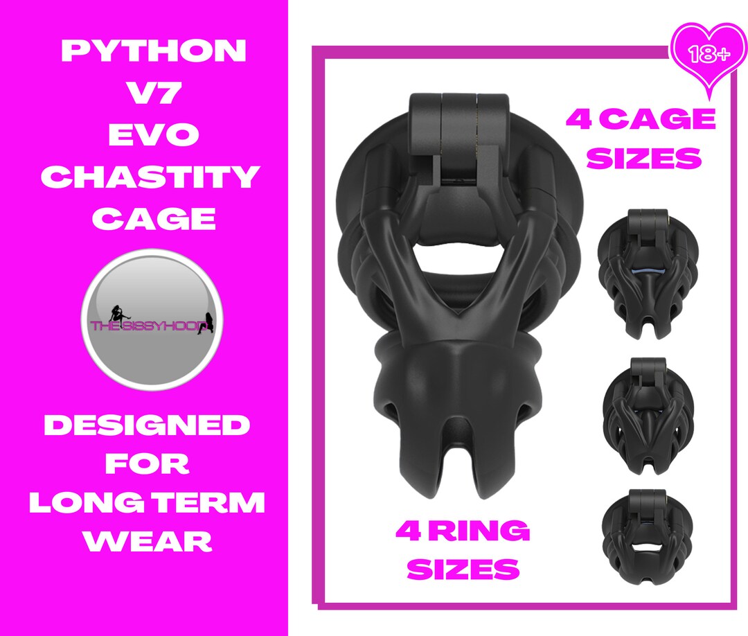 New Python V7.0 EVO Cage Mamba Male Chastity Device Double-arc - Etsy Denmark