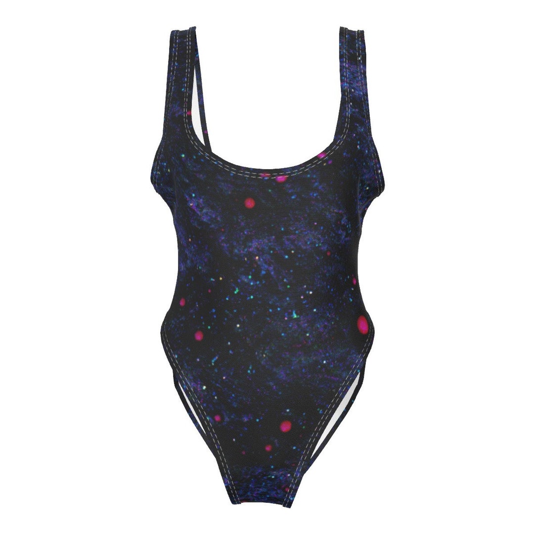 Women's High Cut One-piece Swimsuit. Perfect for Active Swimming ...