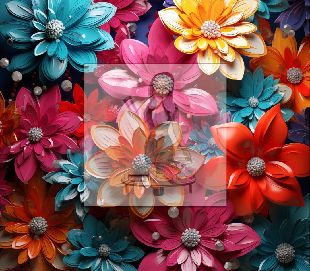 3D Flower Digital Download - Etsy