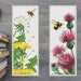 Bumblebee Ladybug Dragonfly Bookmarks Cross Stitch Pattern DMC Chart ...