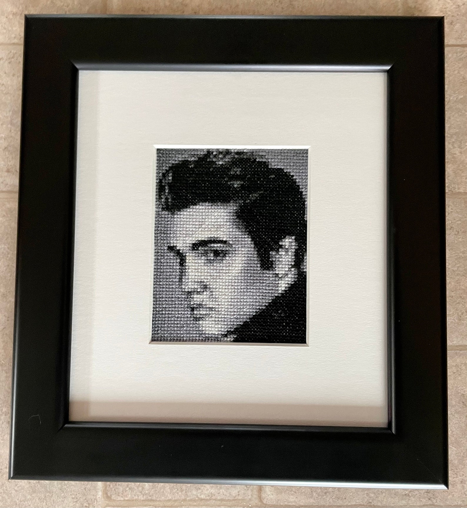 Elvis Presley MINI Cross Stitch Pattern DMC Chart Two Color Variations ...