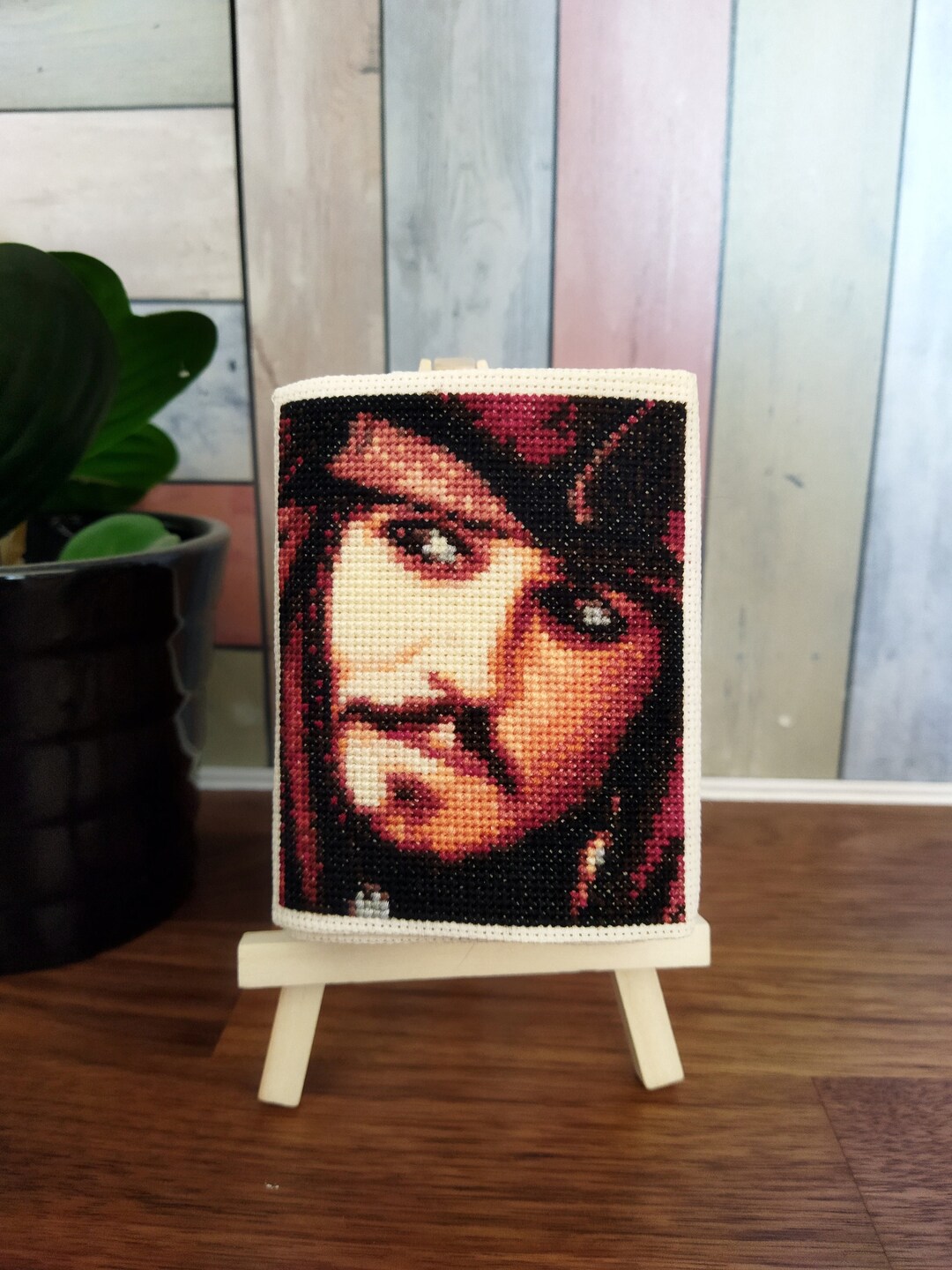 Johnny Depp Jack Sparrow MINI Cross Stitch Pattern Chart Two Color ...