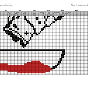 Weapons of Maniacs Cross Stitch Pattern DMC Chart Two Color Variations ...