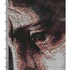 Edward Scissorhands Johnny Depp Cross Stitch Pattern Dmccharttwocolor ...