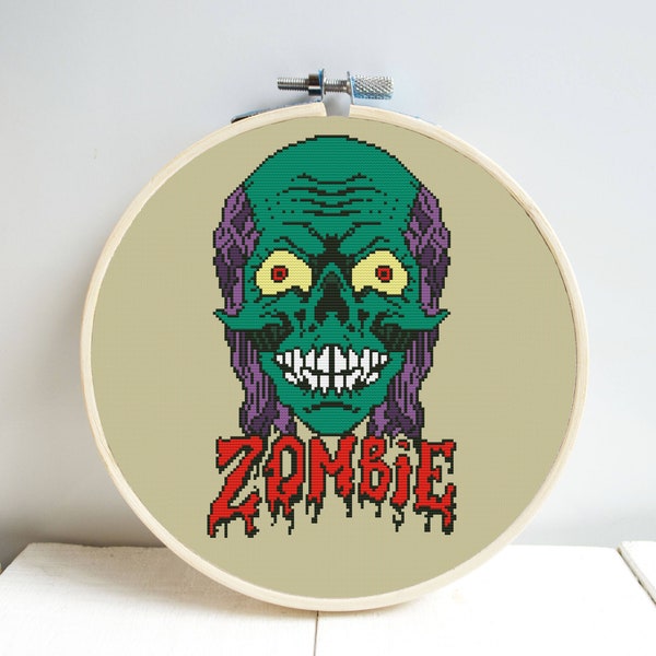 Zombie Cross Stitch - Etsy