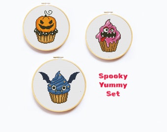 Inside Out Cross Stitch Pattern DMC Chart Two Color Variations - Etsy