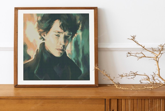 Sherlock Benedict Cumberbatch Cross Stitch Pattern Chart Two - Etsy