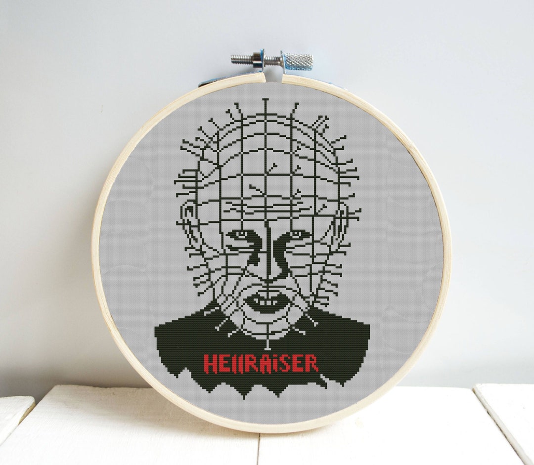 Pinhead Cross Stitch Pattern DMC Chart Two Color Variations Needlepoint ...