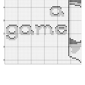 I Want to Play a Game Cross Stitch Pattern DMC Chart Two Color ...