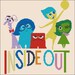 Inside Out Cross Stitch Pattern DMC Chart Two Color Variations ...